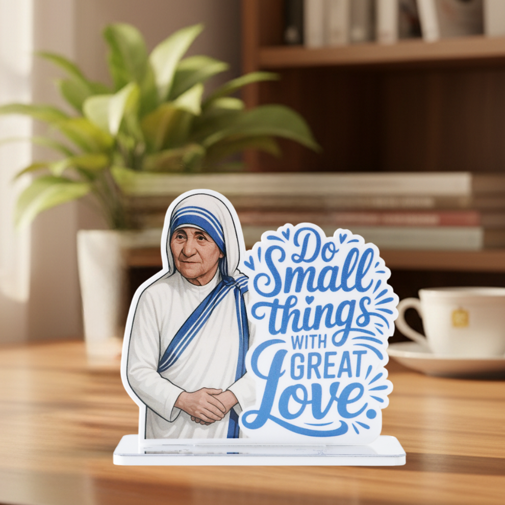 Mother Teresa Motivational Table Top Decor – Klaybox